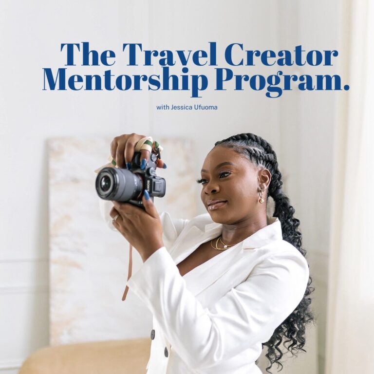 Deposit for Travel Creator Mentorship Program - The Ufuoma Deposit for Travel Creator Mentorship Program - The Ufuoma